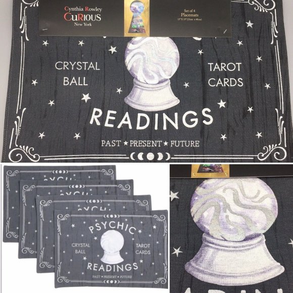 Cynthia Rowley | Dining | X4 Cynthia Rowley Halloween Crystal Ball ...